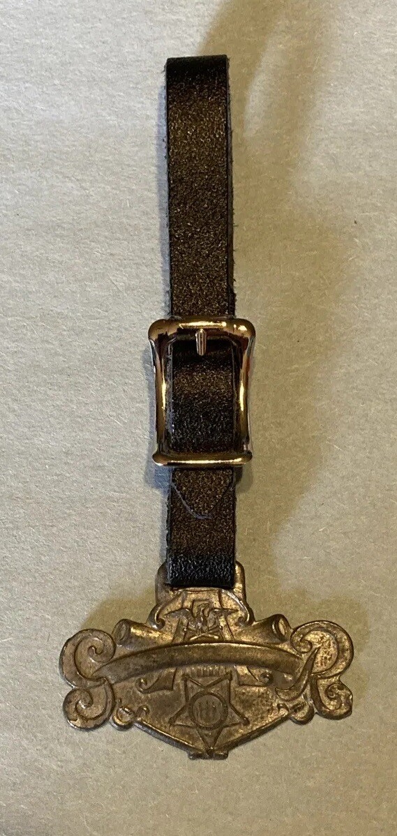 Post Civil War, GAR medal component, mounted as watch fob, New Hanger ...
