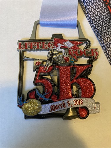 2018 Little Rock Challenge Half Marathon Run Race Finisher Medal Ribbon ...