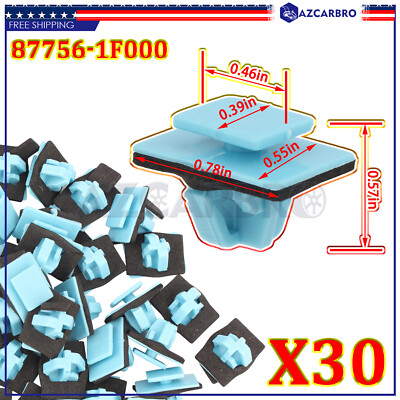 30pcs Door Liftgate Wheel Flare Rocker Moulding Retainer Clip For ...
