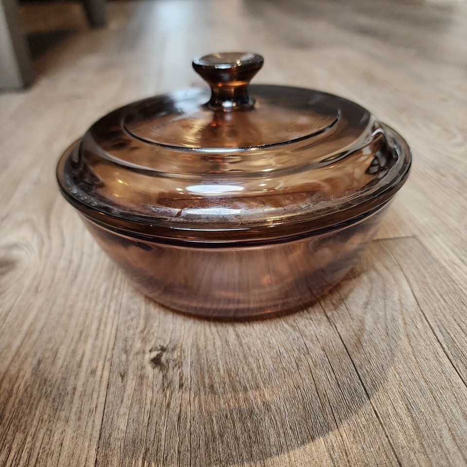 Vintage Visions Corning Ware Amber .5L Sauce Pan Pot | eBay
