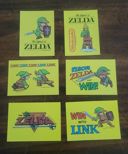 THE LEGEND OF ZELDA 1989 Topps Nintendo Stickers | eBay