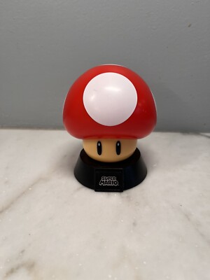 Super Mario Bros Toad Mushroom Light 3D Night Light Lamp Paladone Works ...