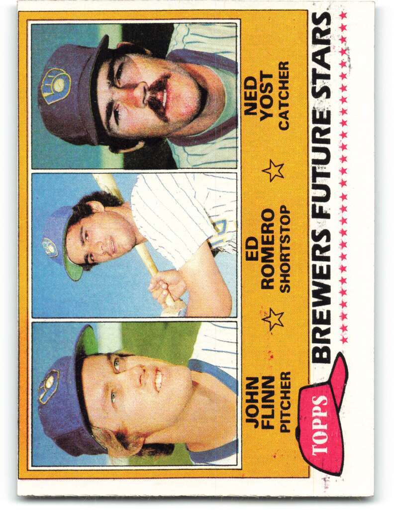 1981 Topps #659 John Flinn/Ed Romero/Ned Yost NM Near Mint Brewers | eBay