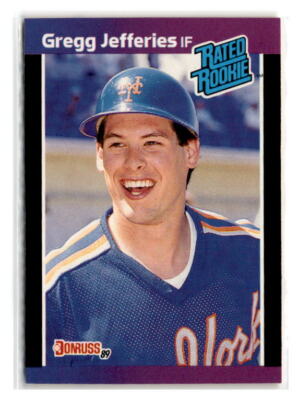 1989 Donruss #35 Gregg Jefferies Rated Rookie | eBay