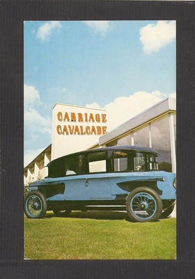 POSTCARD: 1918 RUMPLER DROP CAR - CARRIAGE CAVALCADE - SILVER SPRINGS ...