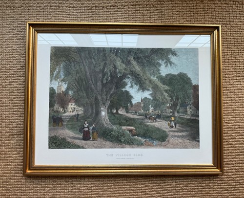 Alfred Bellows - The Village Elms Sunday Morning in New England | eBay