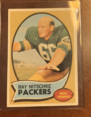 1970 Topps Ray Nitschke #55 HOF | eBay
