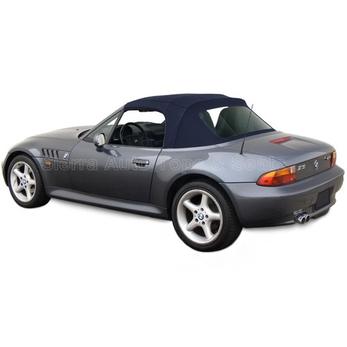 BMW E37 Z3 Convertible Top in Blue Stayfast Cloth with Plastic Window ...