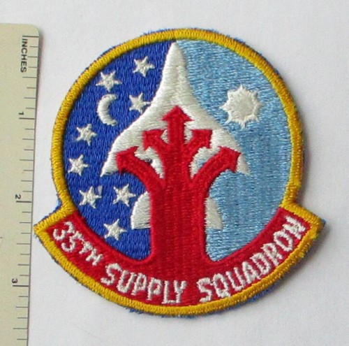 35th SUPPLY SQUADRON US AIR FORCE PATCH USAF Original | eBay