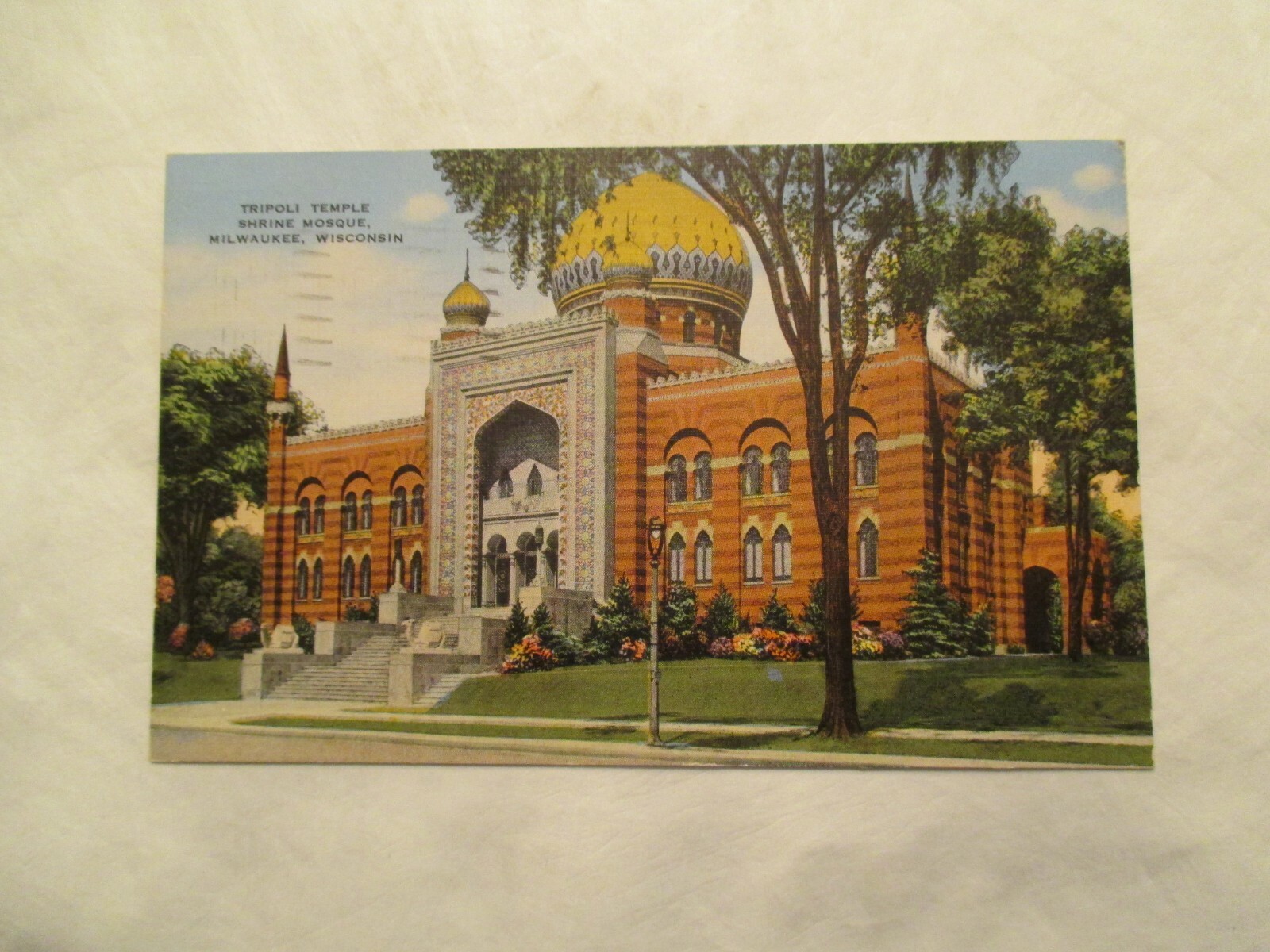 Wisconsin Postcard Tripoli Temple Shrine Mosque Milwaukee WI | eBay