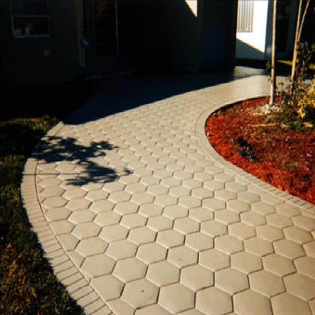 Concrete Pavers Patio Hexagon