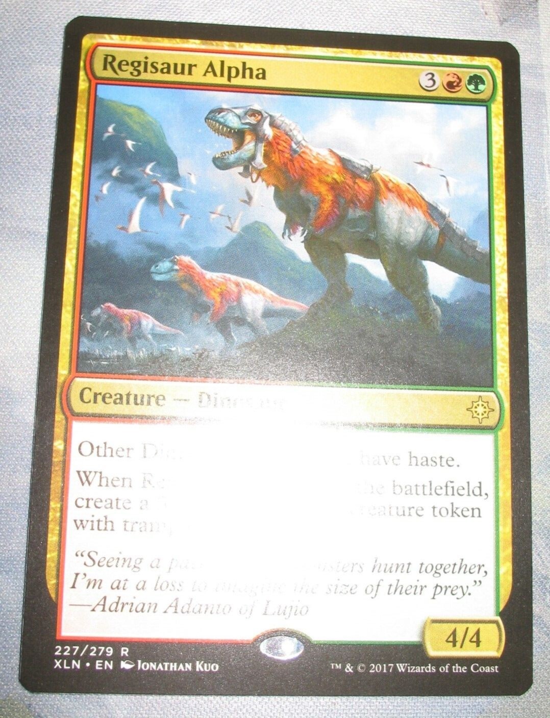 Regisaur Alpha x1 MTG Ixalan Rare NM Unplayed Dinosaur | eBay