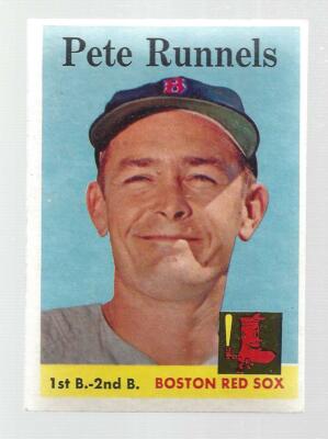Pete Runnels 1958 Topps ML Baseball Trading Card # 265 Red Sox's | eBay