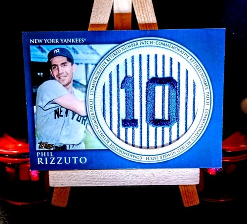 Phil Rizzuto 2012 Topps RN-PR Yankees Retired Number Patch (NM-M) | eBay