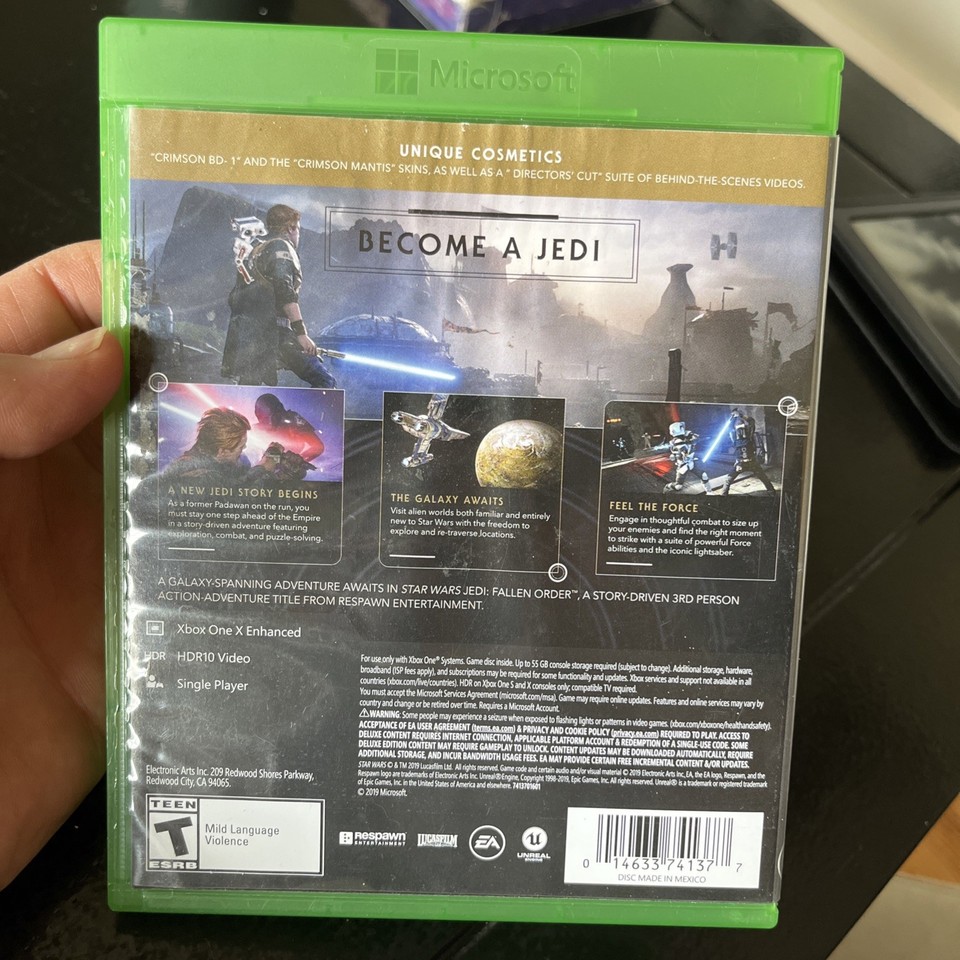 Star Wars Jedi: Fallen Order [Deluxe Edition] (Microsoft Xbox One, 2019 ...
