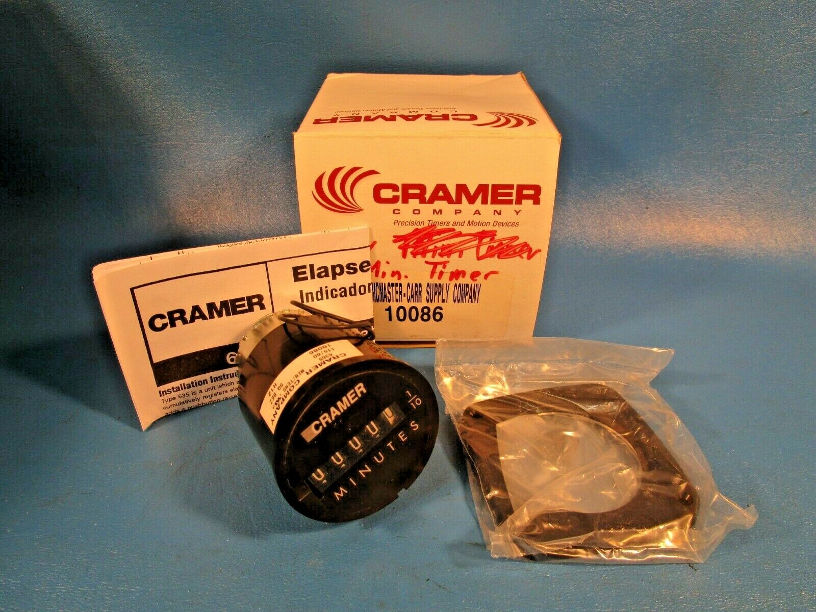 Cramer 10086 Minute Timer, Counter, Elapsed Time (McMaster Carr ...