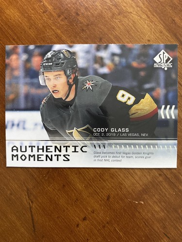 19-20 UD SP Authentic Moments Rookie 113 Cody Glass | eBay