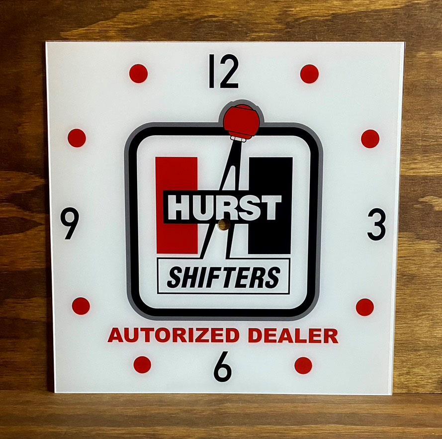 15" Hurst Shifters Square Replacement Clock Face for Pam Clock FREE ...