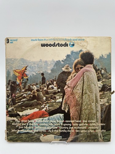 Woodstock OG Vinyl Record 1970 Cotillion Records SD #-500 3 LP Set | eBay