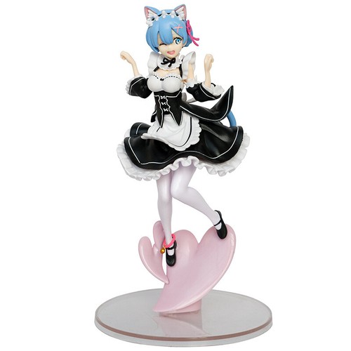 Re:Life in A Different World From Zero Rem Cat-eared Maid Action Figure ...