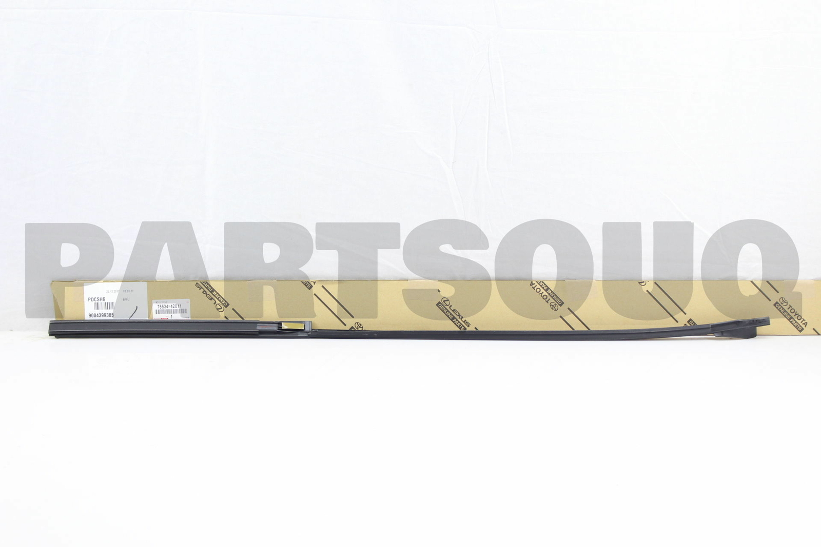 7553442011 Genuine Toyota MOULDING, WINDSHIELD, OUTSIDE LH 75534-42011 ...