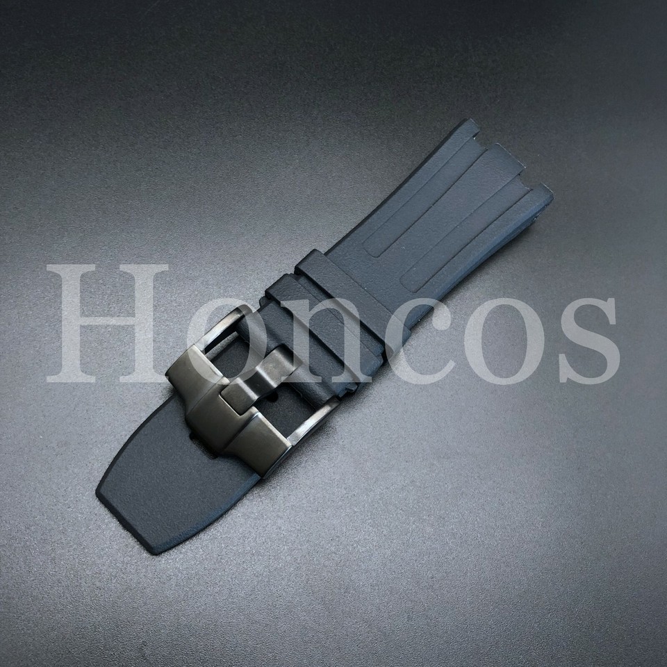 28MM Rubber Watch Strap Band Fits For AP Royal Oak Diver Offshore 15703 ...