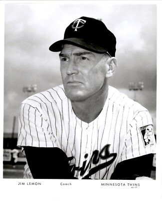 PF4 Original Photo JIM LEMON 1965-67 MINNESOTA TWINS COACH FORMER ...