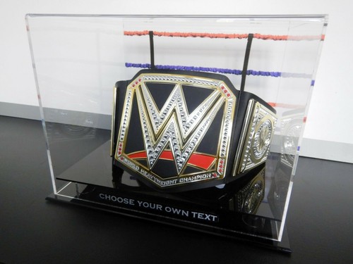 WWE Championship Belt Display Case - Wrestling WWF UFC MMA Boxing Lego ...