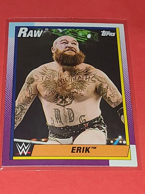 WWE WWF VIKING RAIDERS ERIK 2021 TOPPS HERITAGE #14 | eBay