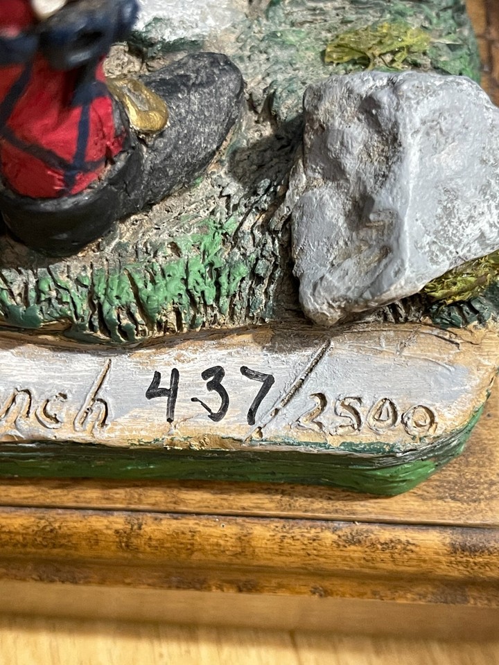 Vintage British Scottish or Irish Historical Sculpture Signed by Rod ...