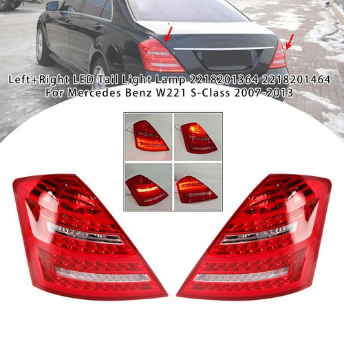 Left+Right LED Tail Light Lamp 2218201364 464 Pour Mercedes Benz W221 S ...