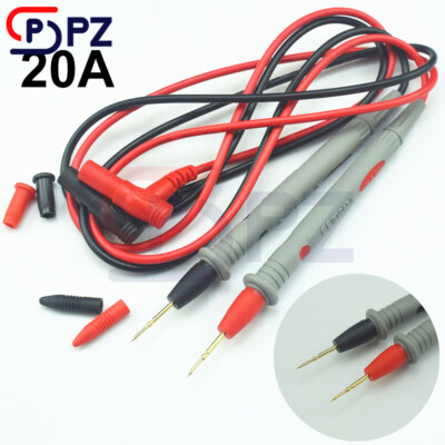 Digital 1000V 20A Multi Meter Probe Test Leads Pin Tester Probe Wire ...