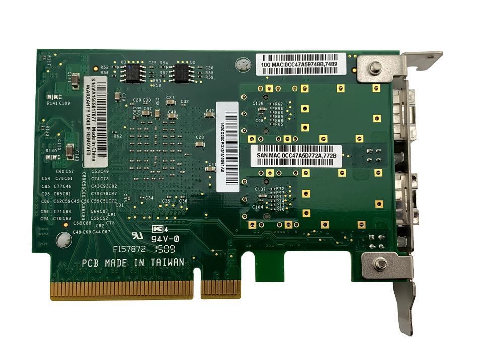 SuperMicro AOC-STGN-I2S Rev 2.11 Dual-Port SFP+ 10Gbe NIC Card w/Short ...