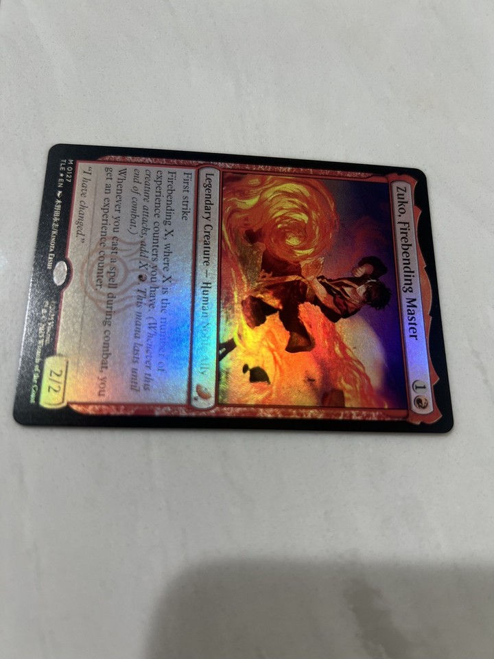 Zuko, Firebending Master MTG TLE Rare Avatar The Last Airbender Near ...