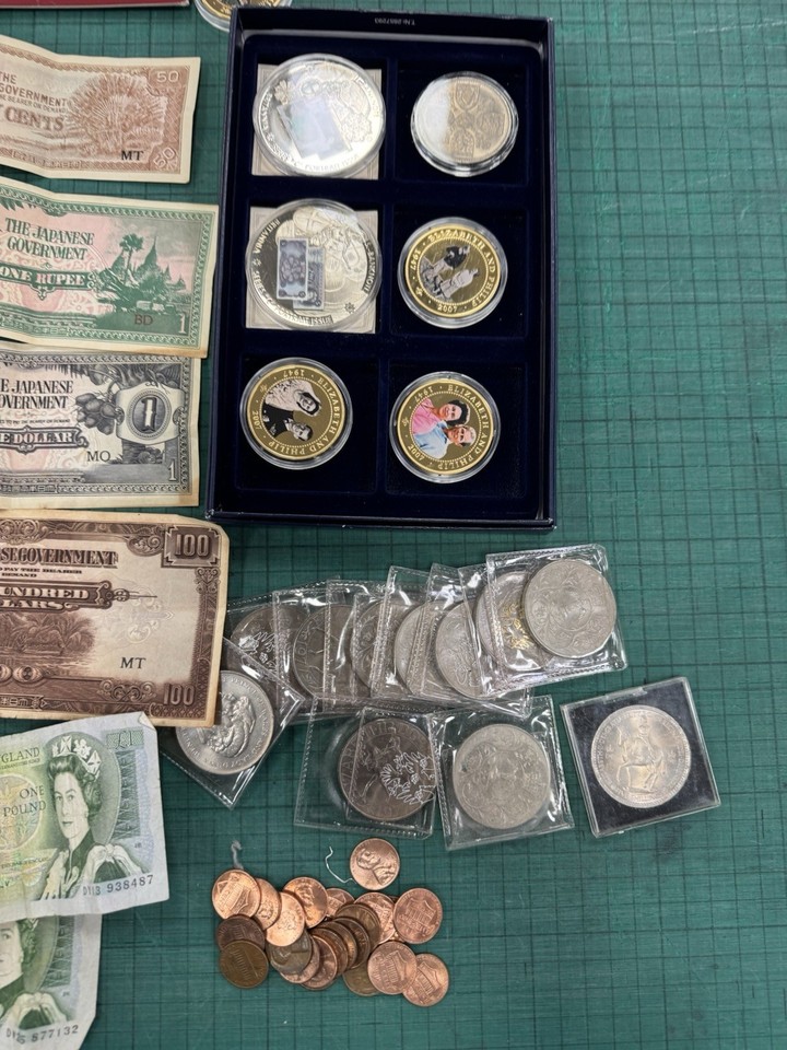 Large Coin Collection. Proofs. Lose Coins. Bank Notes And More | eBay UK