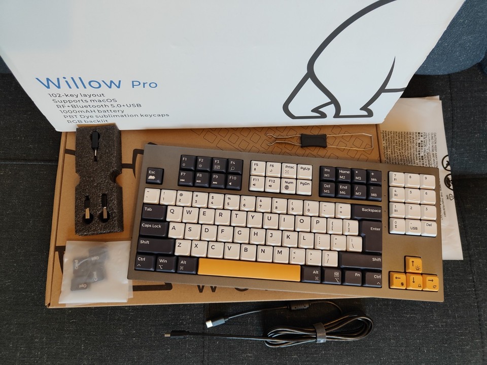 Wombat Willow Pro Low-Profile Mechanical Keyboard - Mac/Windows ...