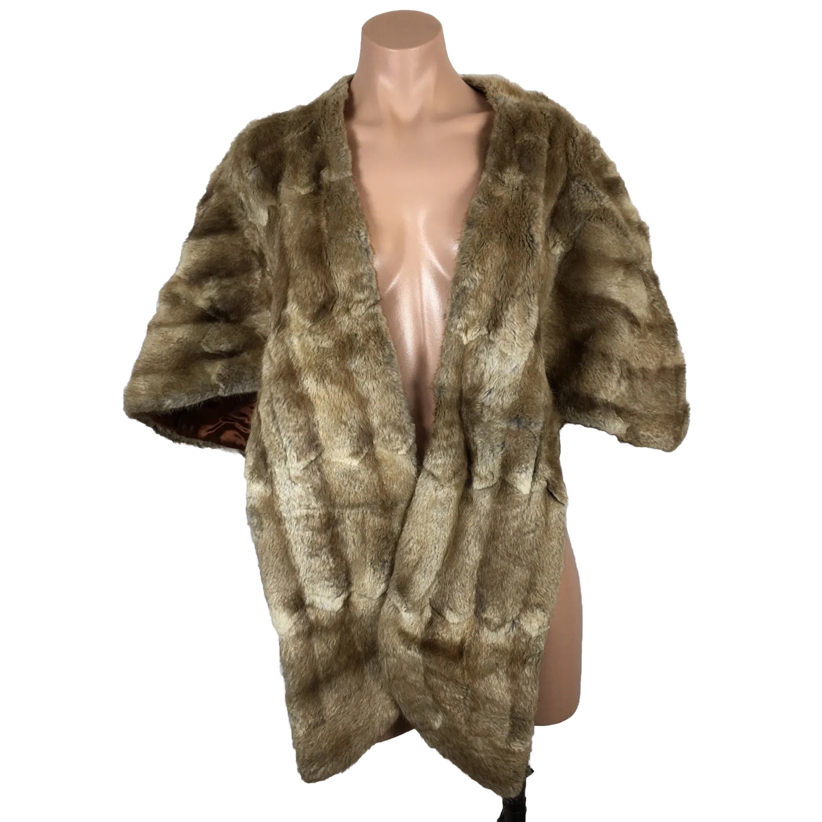 VTG BULLOCK'S Real Squirrel FUR Stole Wrap Shawl Pock… - Gem
