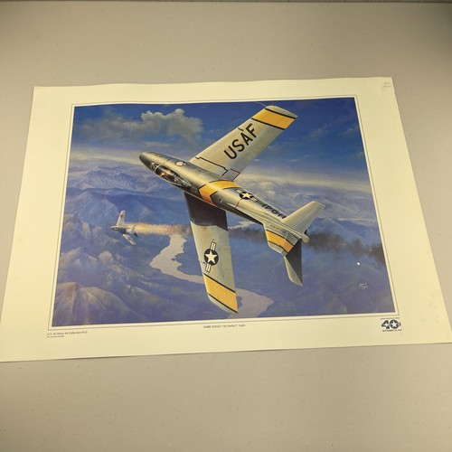 SABRE DANCE AIR FORCE LITHOGRAPH 23" X 17" ART PRINT POSTER | eBay