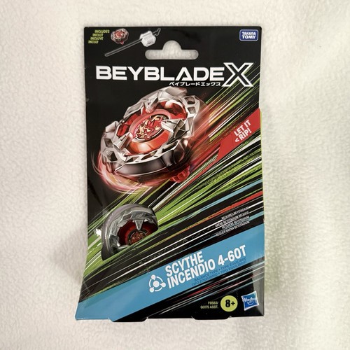 Beyblade X Scythe Incendio 4-60T Balance Type Starter Pack Set New ...