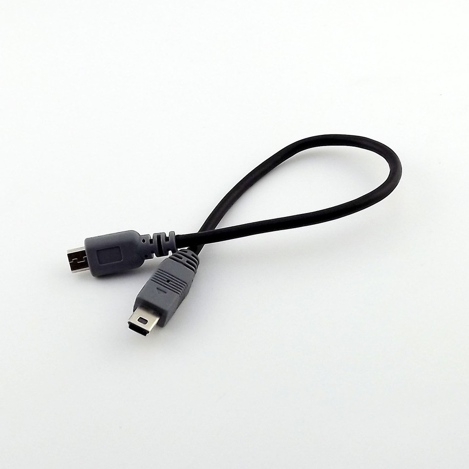Mini USB Type B Male To Micro B Male 5 Pin Converter OTG Adapter Lead ...