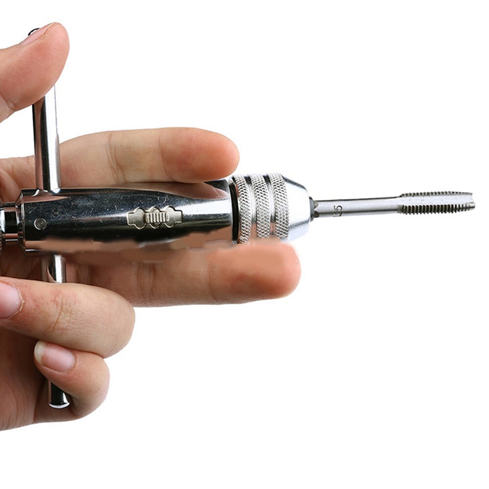 Adjustable Thread Tap Ratchet Wrenches Efficient Tool for Drilling and ...