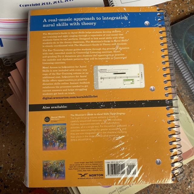 Musician's Guide to Aural Skills: Ear-Training, 4th Edition by Joel ...