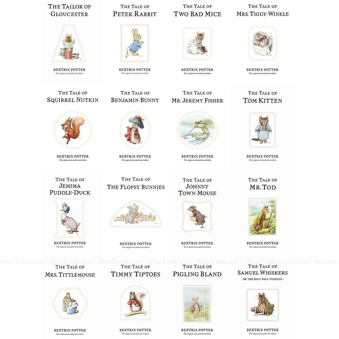 The World of Peter Rabbit Complete Collection Original Tales 1-23 Books ...
