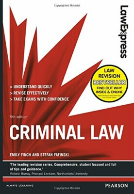 Law Express: Criminal Law (Revision Guide) by Finch, Emily Book The ...