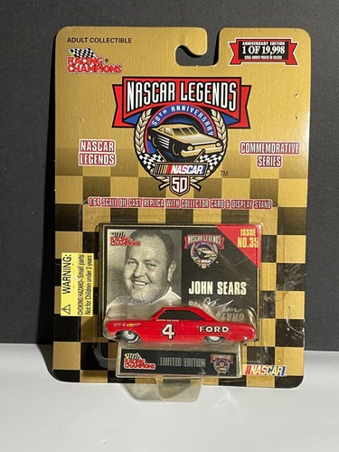 JOHN SEARS 1964 FORD 1:64 1998 RACING CHAMPIONS NASCAR LEGENDS DIECAST ...