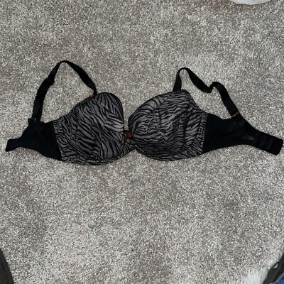 BRAVISSIMO SAVANNAH PLUNGE BRA BLACK/MINK LN254 30G | eBay