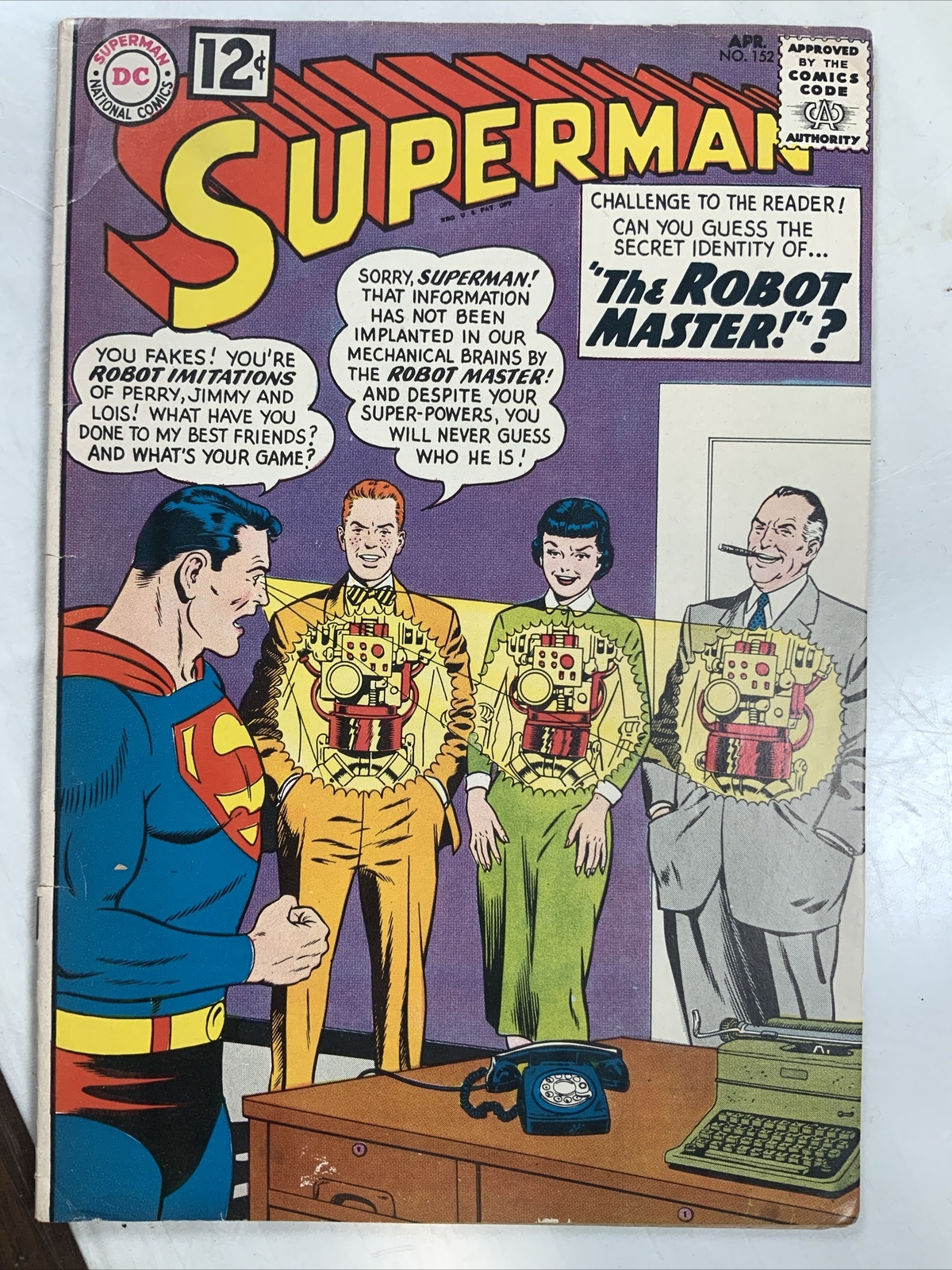 Superman #152, Apr 1962, Silver, FN (6.0), DC Comics #RN | eBay