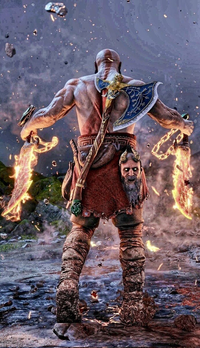 * KRATOS * God Of War Iconic Video Game Image, Multiple sized Poster ...