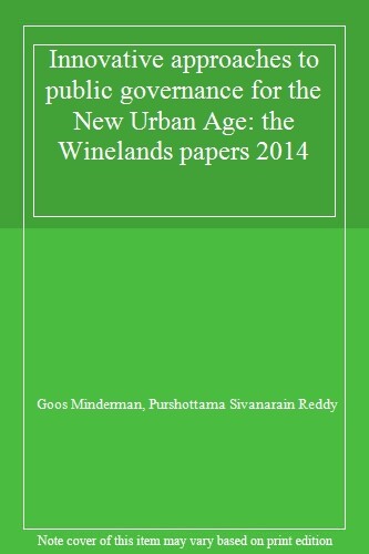 Innovative approaches to public governance for , Minderman, Reddy.. | eBay