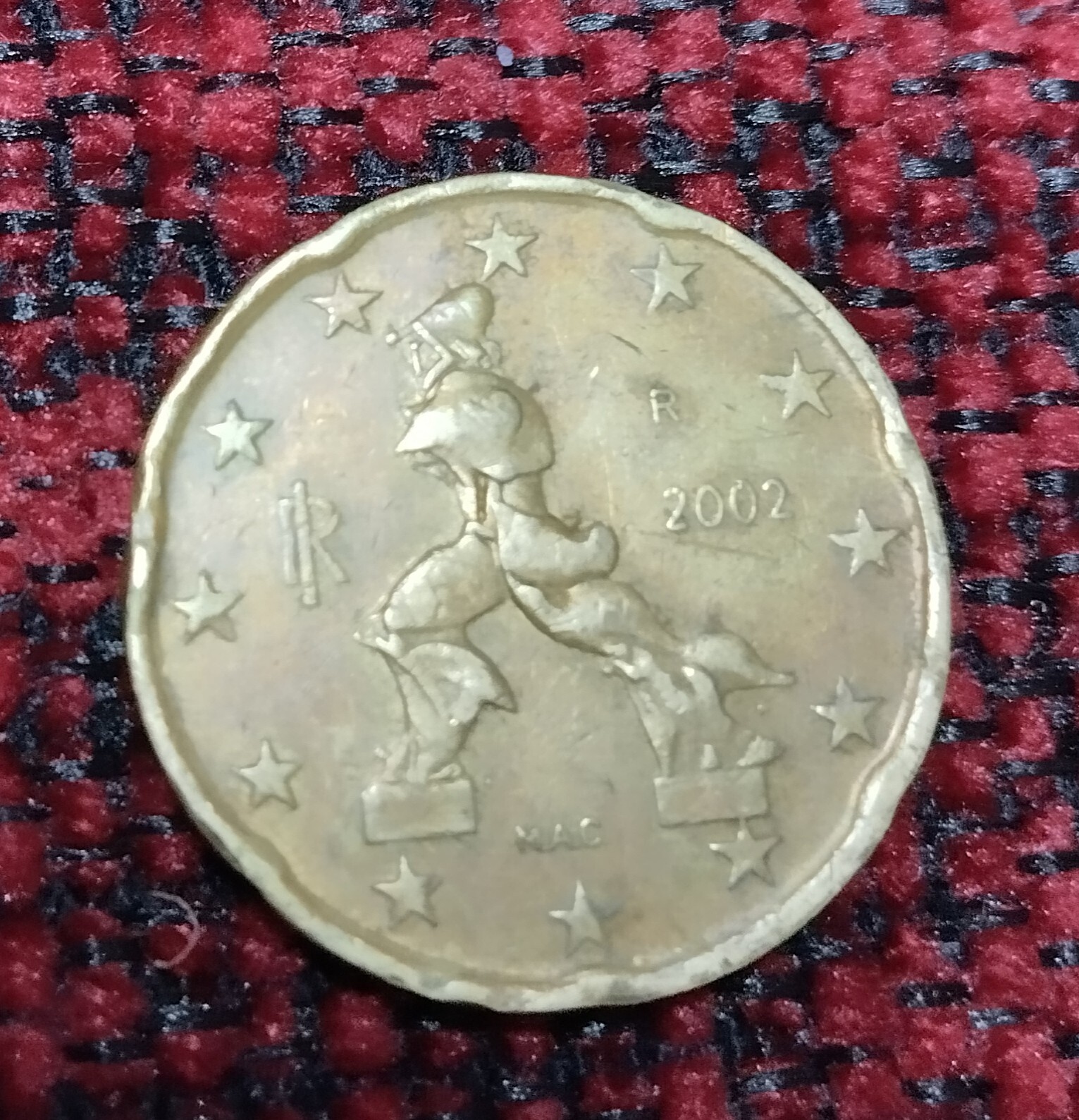 EURO Coin 20 Cents M.A.C. 2002 ITALY | eBay